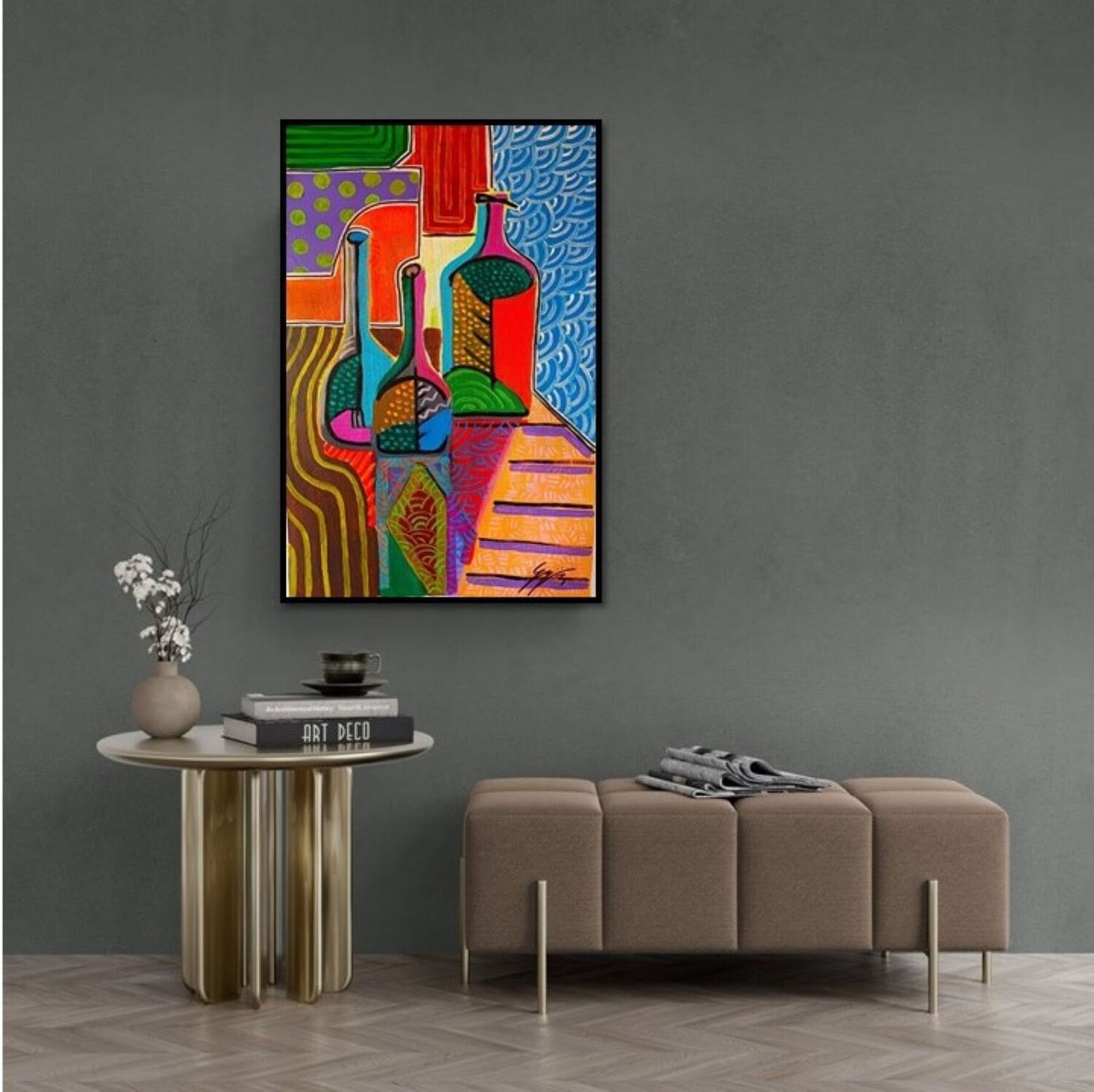 Nudo Pop 1 de Gerardo La Porta (2024): Pintura Acrílico en Lienzo ...