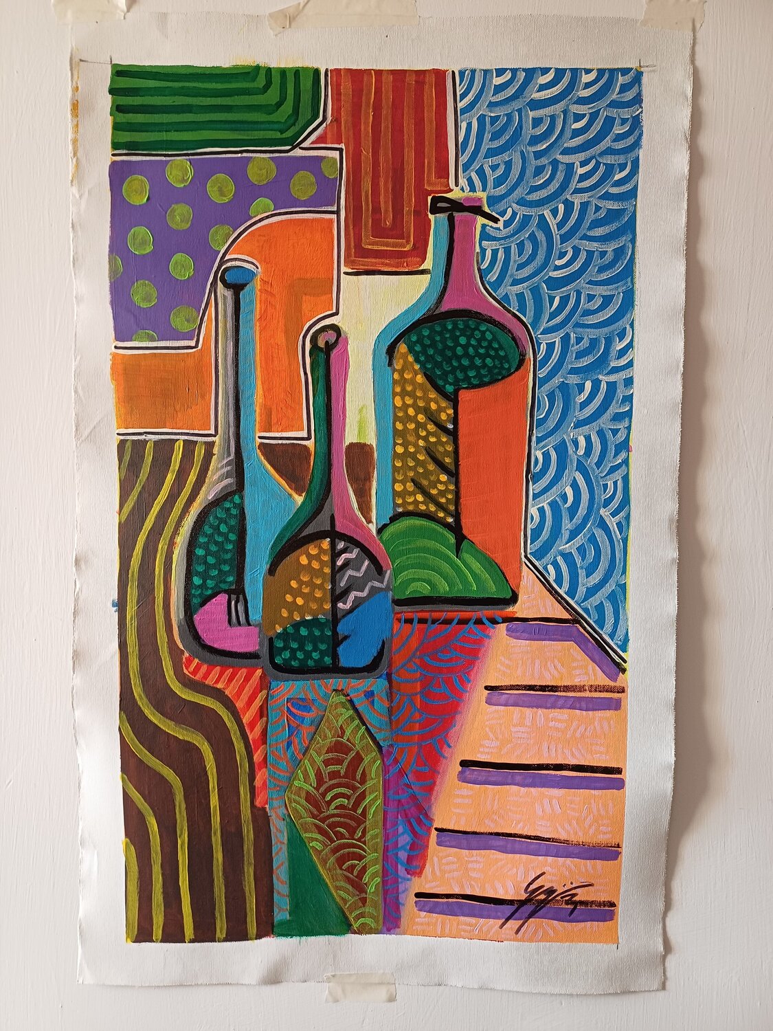 Nudo Pop 1 von Gerardo La Porta (2024): Malerei Acryl auf Leinwand ...