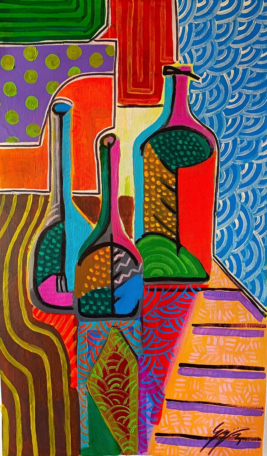 Nudo Pop 1 von Gerardo La Porta (2024): Malerei Acryl auf Leinwand ...