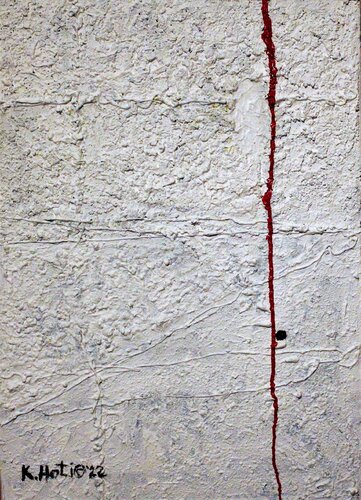 Between them by Kaltrina Hoti (2019) : Painting Acrylic, Oil on Canvas ...