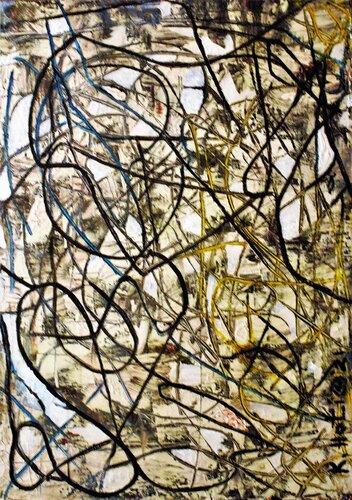 Between them by Kaltrina Hoti (2019) : Painting Acrylic, Oil on Canvas ...