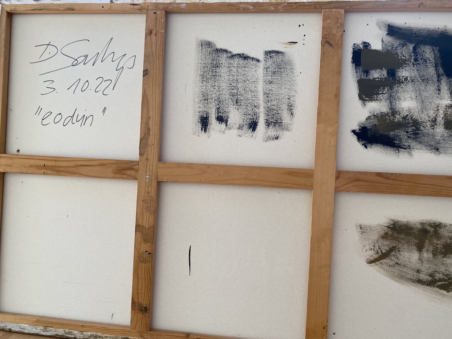 eodun by Daniel Soukup (2022) : Painting Acrylic, Sand on Canvas ...