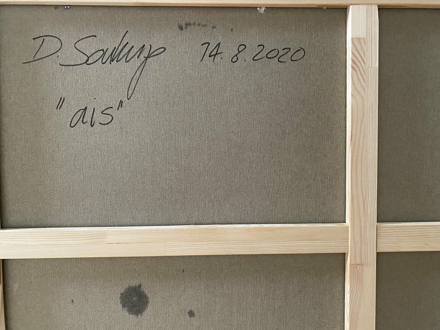 ais von Daniel Soukup (2020): Malerei Acryl, Sand auf Leinwand - Singulart