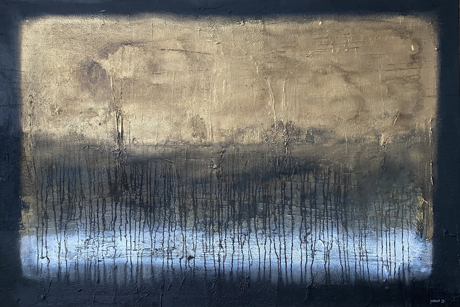 shion by Daniel Soukup (2023) : Painting Acrylic, Sand on Canvas ...
