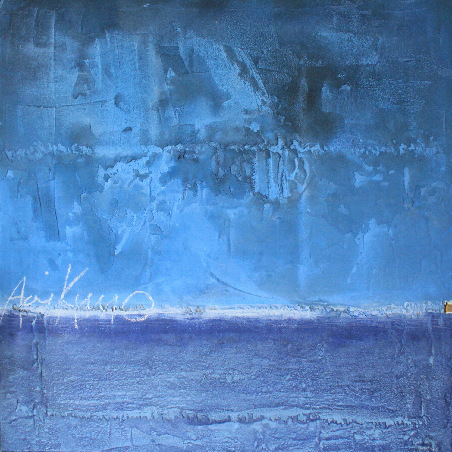 aoi von Daniel Soukup (2015): Malerei Acryl, Sand auf Leinwand - Singulart