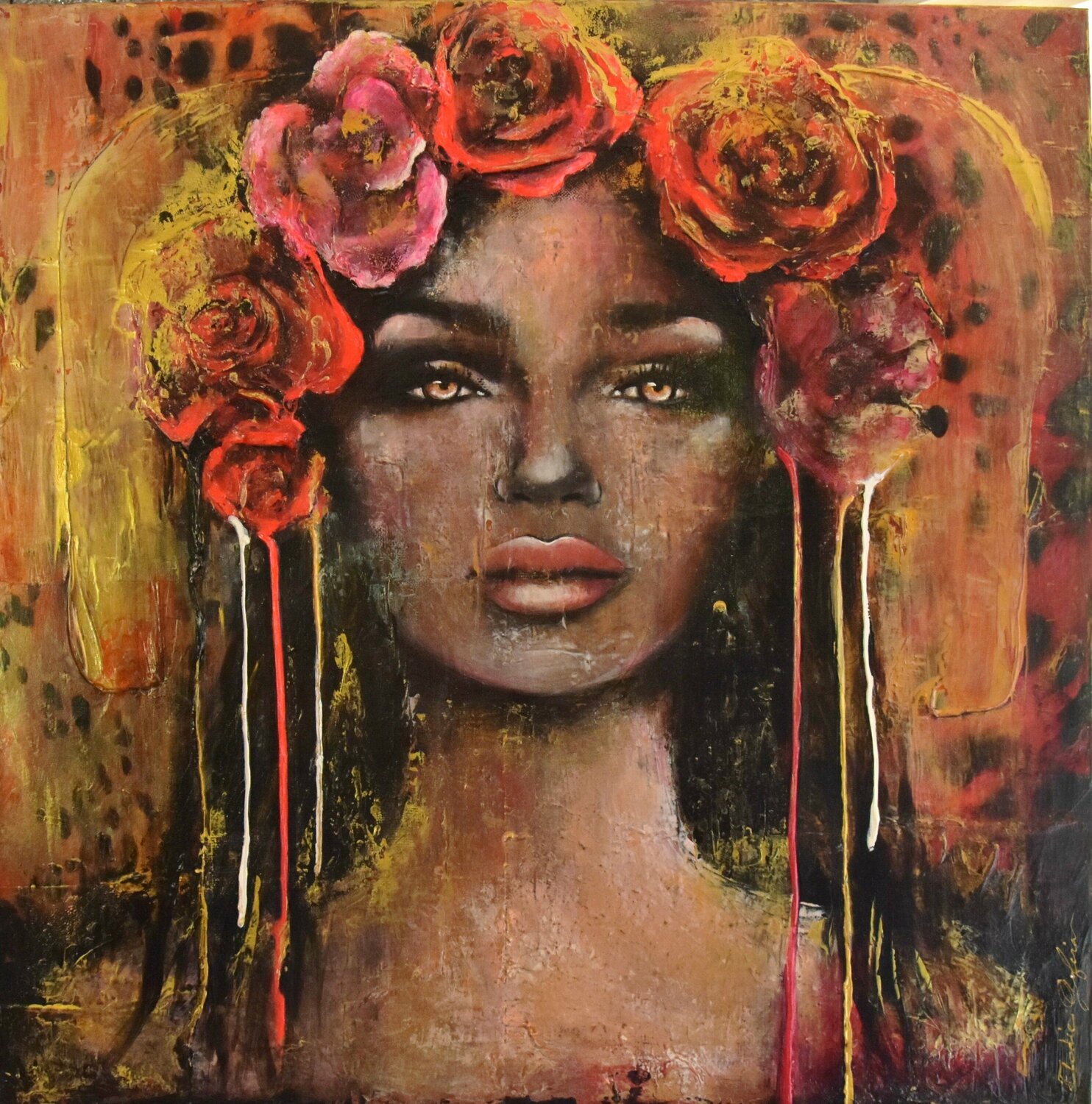 VANITAS WILD by Elodie G. Fira (2021) : Painting Acrylic, Collage on ...