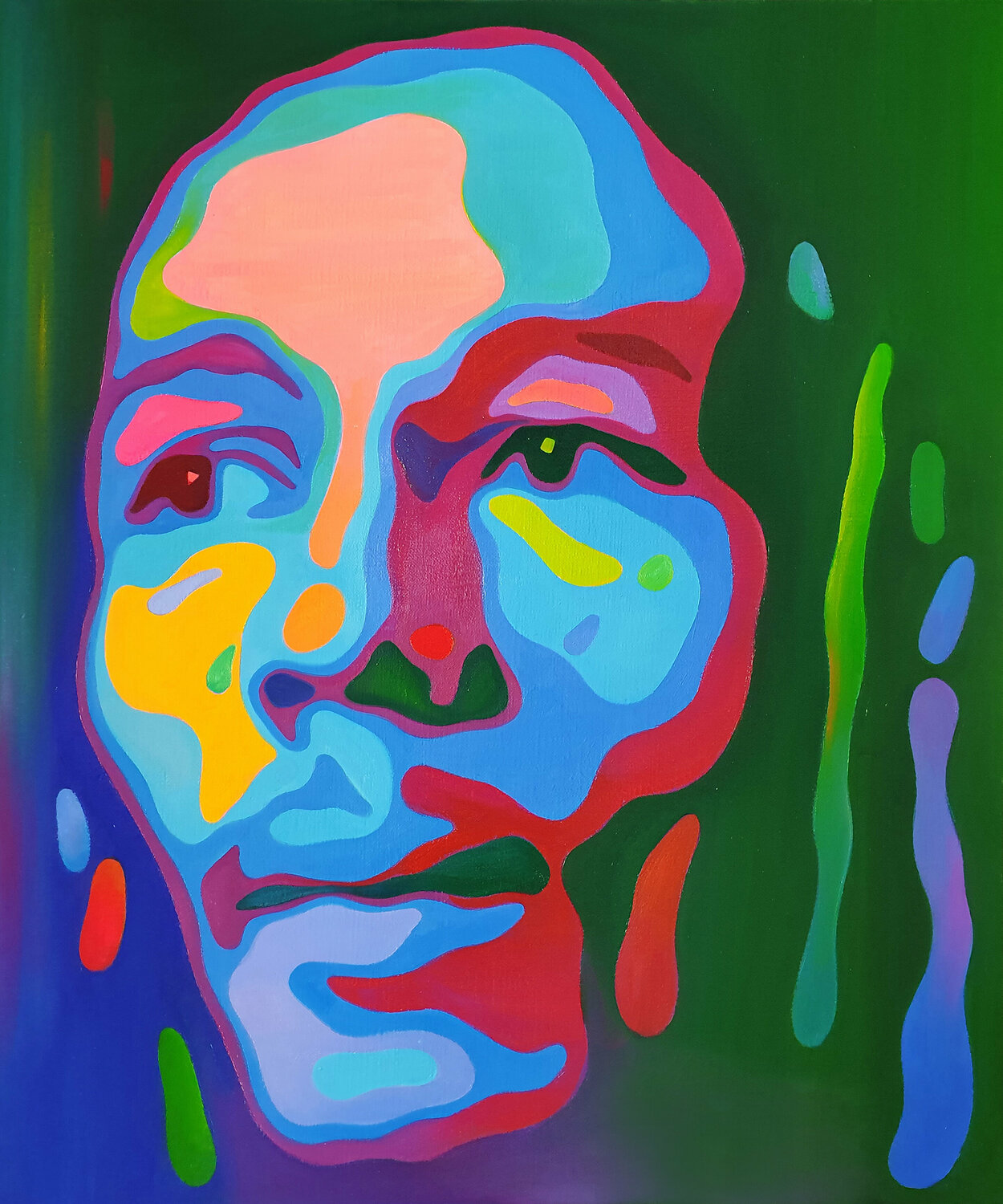 Bob Marley Oil Painting