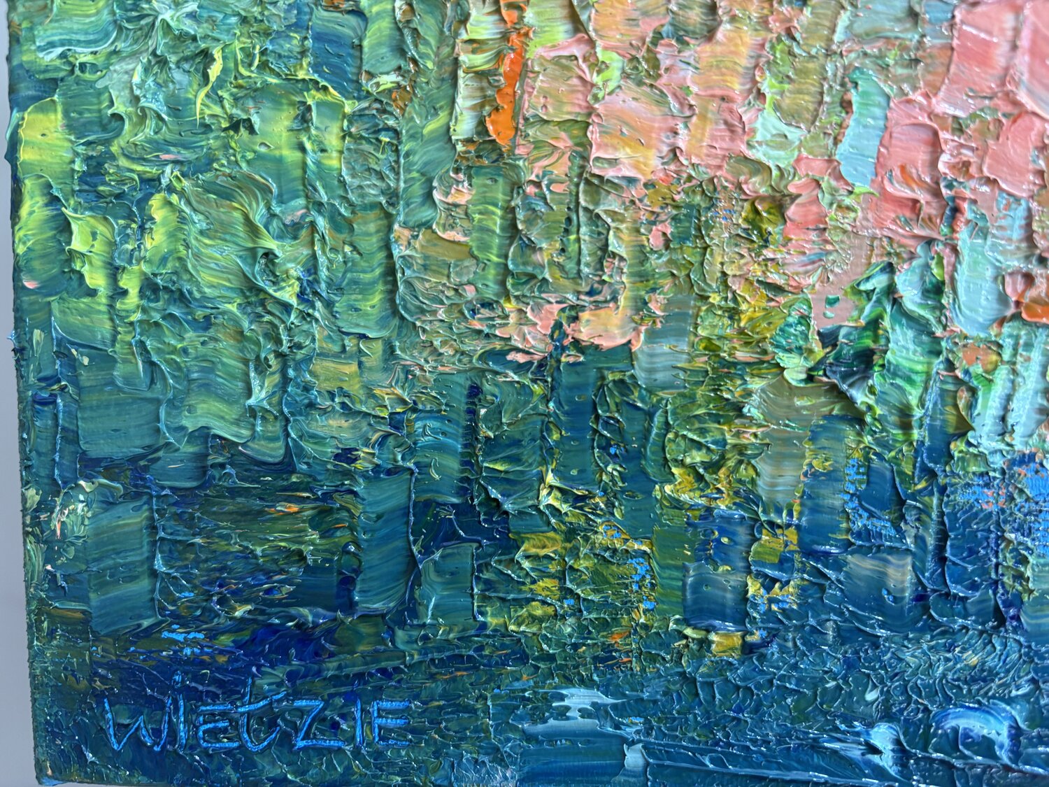 Happiness is an inside Job by Wietzie (2025) : Painting Oil on Canvas ...