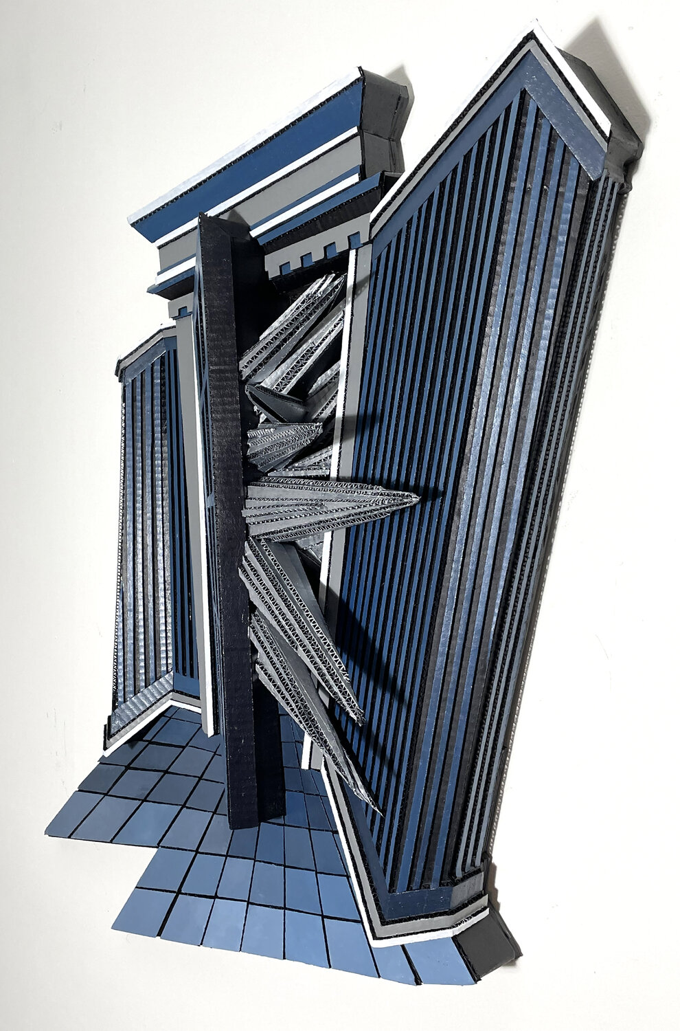 The Time Is Now by Mark Wiesner (2023) : Sculpture Wood, Cardboard ...