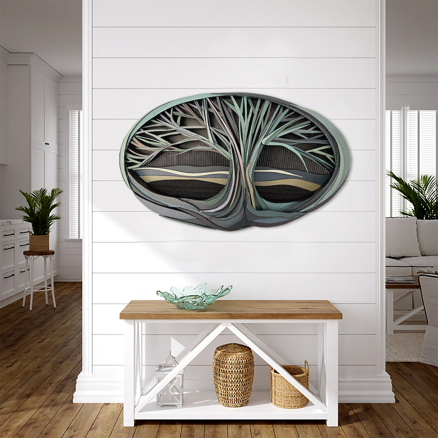 An Arc of Serenity by Mark Wiesner (2023) : Sculpture Wood, Cardboard ...