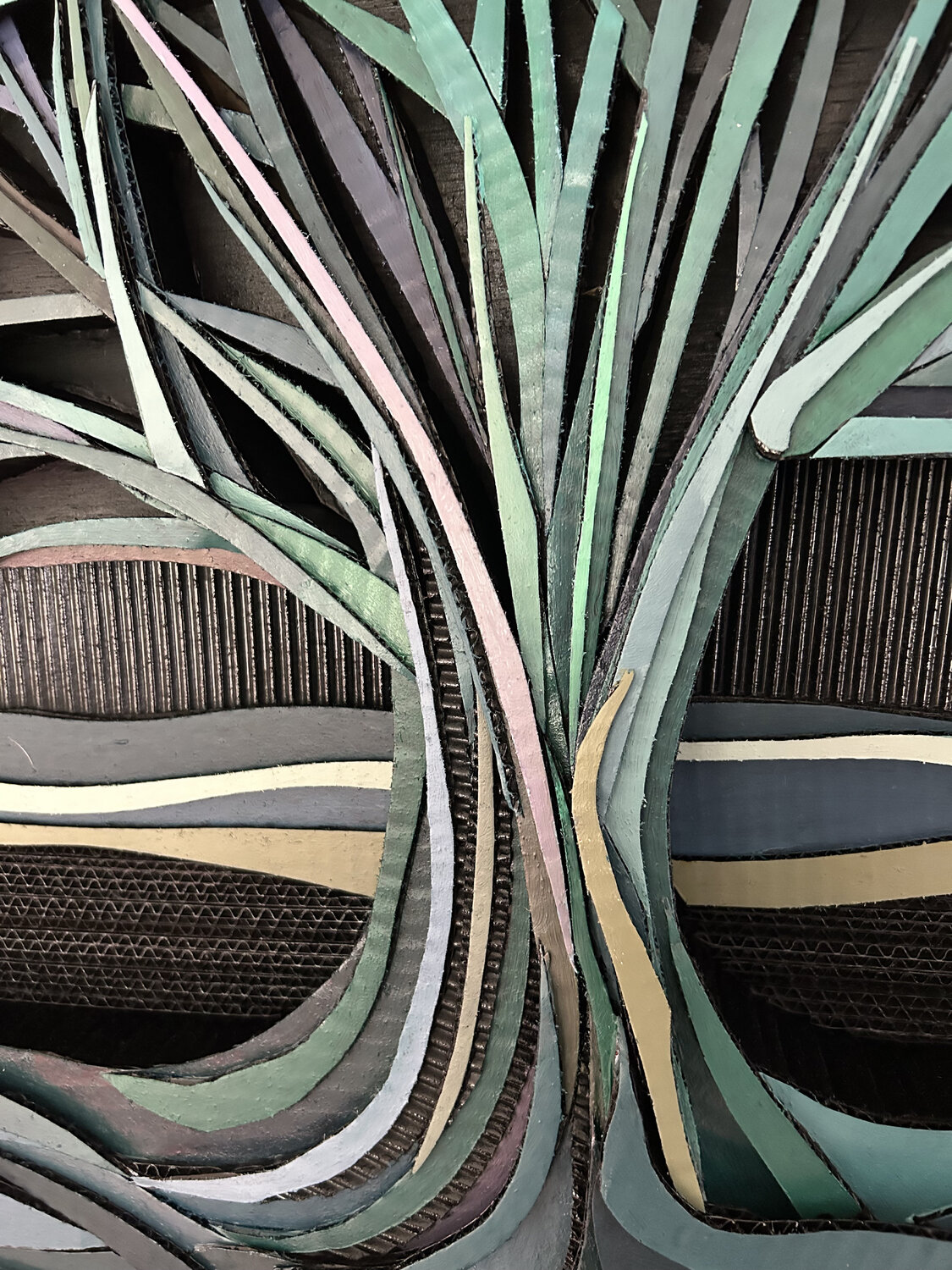 An Arc of Serenity by Mark Wiesner (2023) : Sculpture Wood, Cardboard ...