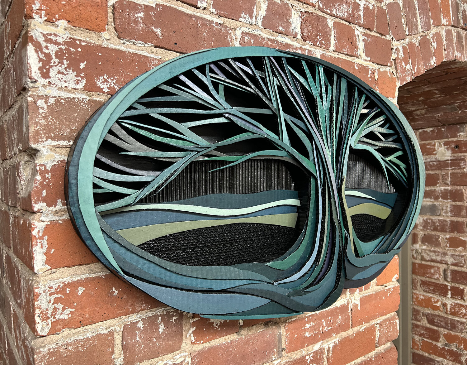 An Arc of Serenity by Mark Wiesner (2023) : Sculpture Wood, Cardboard ...