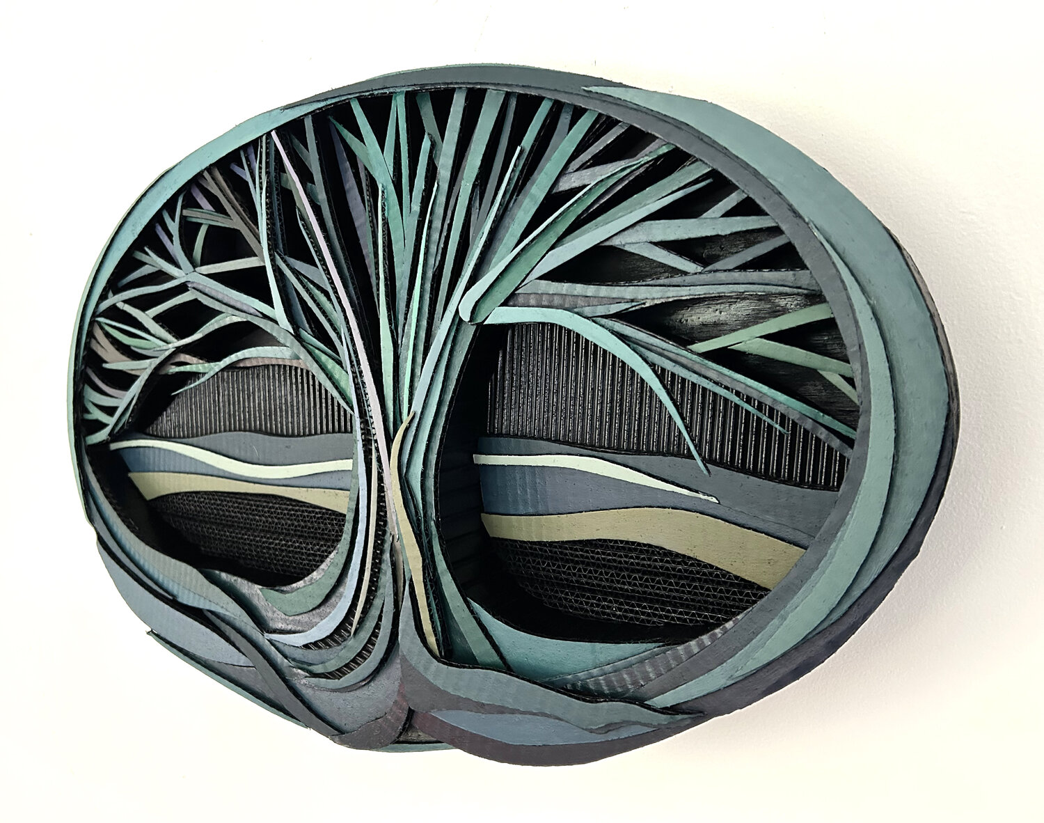 An Arc of Serenity by Mark Wiesner (2023) : Sculpture Wood, Cardboard ...