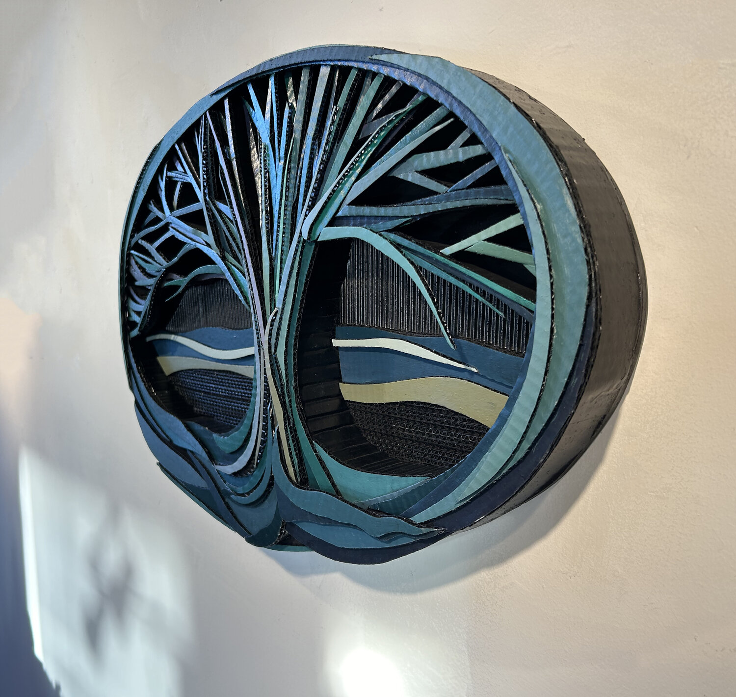 An Arc of Serenity by Mark Wiesner (2023) : Sculpture Wood, Cardboard ...