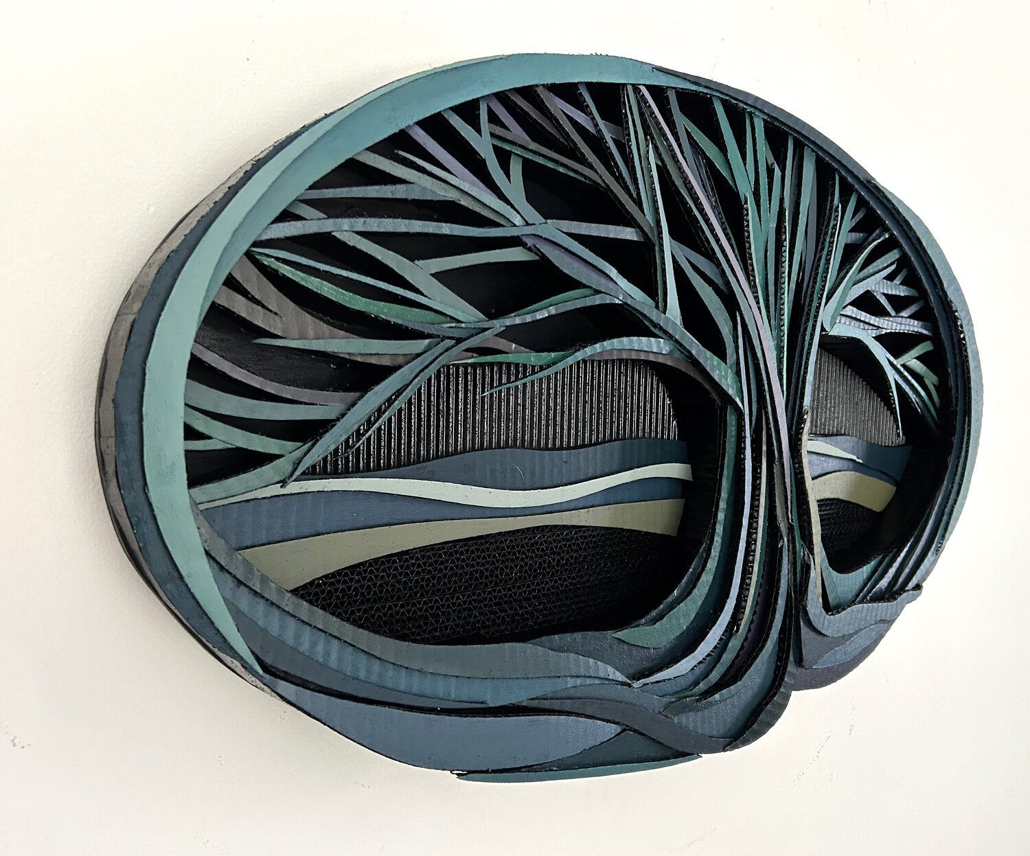 An Arc of Serenity by Mark Wiesner (2023) : Sculpture Wood, Cardboard ...