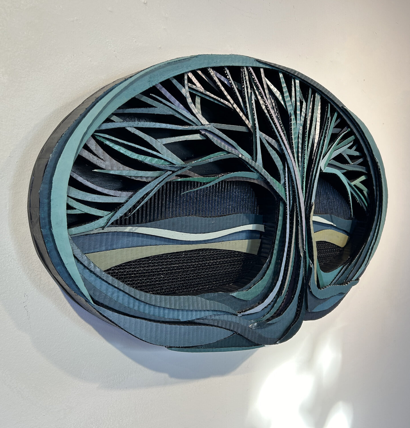 An Arc of Serenity by Mark Wiesner (2023) : Sculpture Wood, Cardboard ...