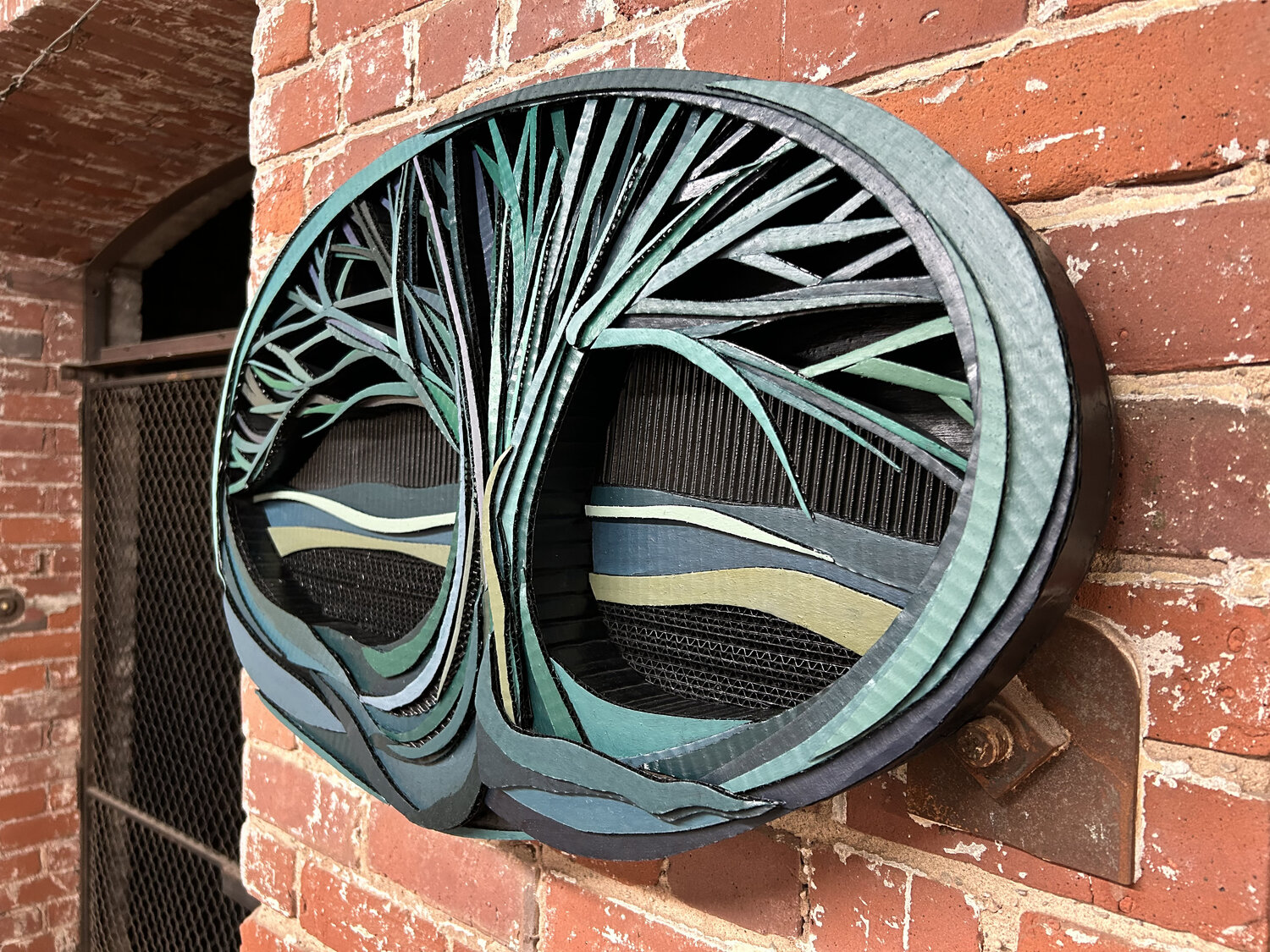 An Arc of Serenity by Mark Wiesner (2023) : Sculpture Wood, Cardboard ...