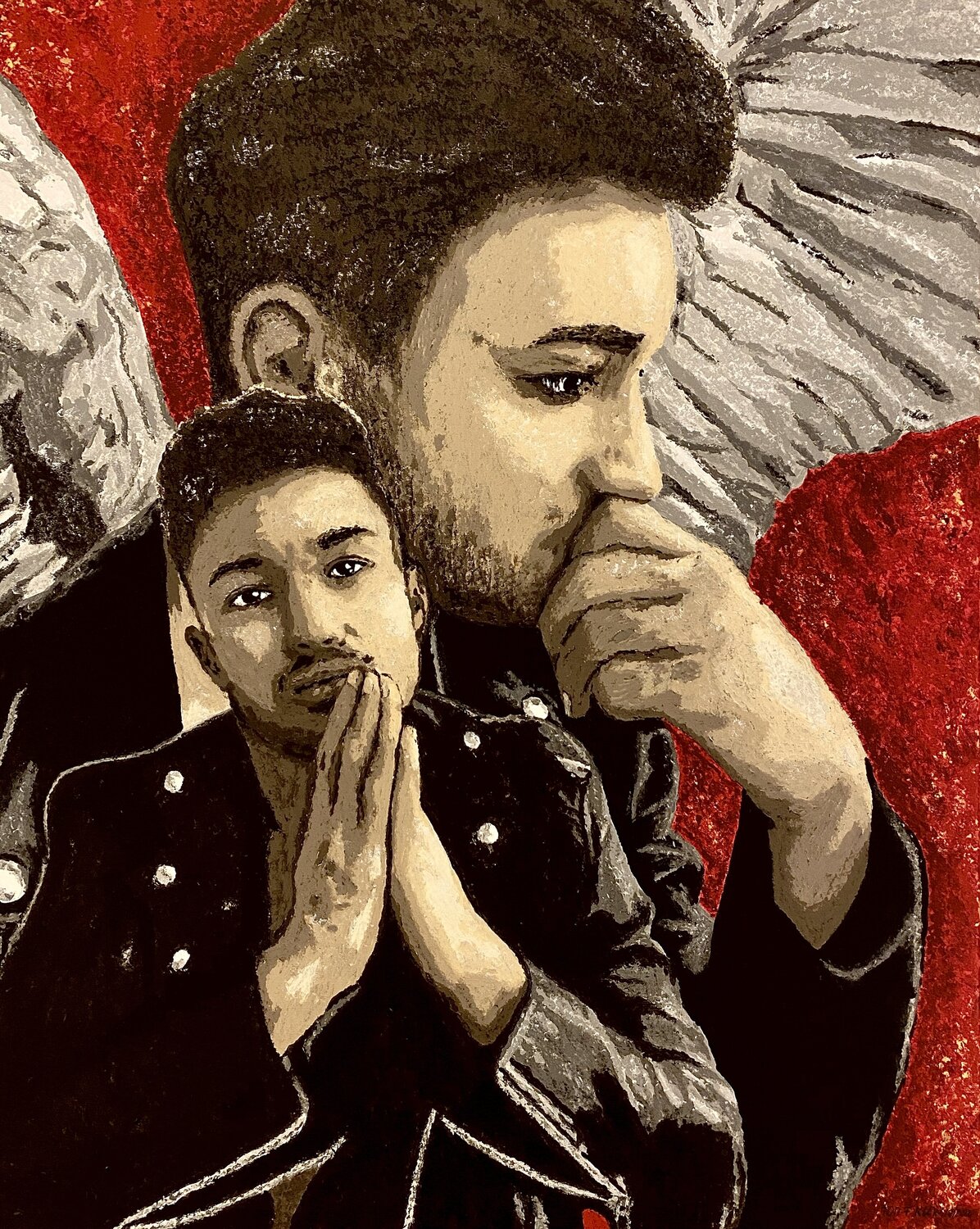 The love of tired swans #1 by Tom F. Klein (2022) : Painting Acrylic on ...