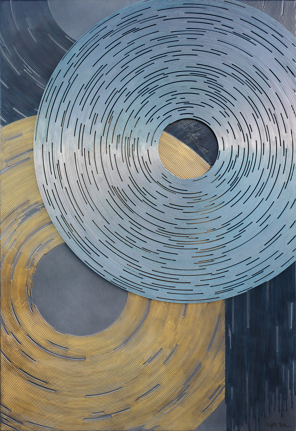 Draw the Light by YongHo Park (2019) : Painting Pigments, Objects on ...