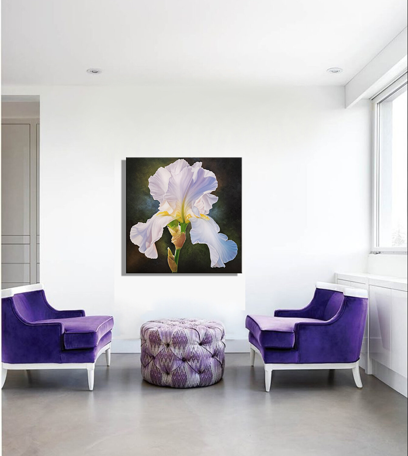 Portrait of Iris. Bella by Anna Steshenko (2024) : Painting Oil on ...