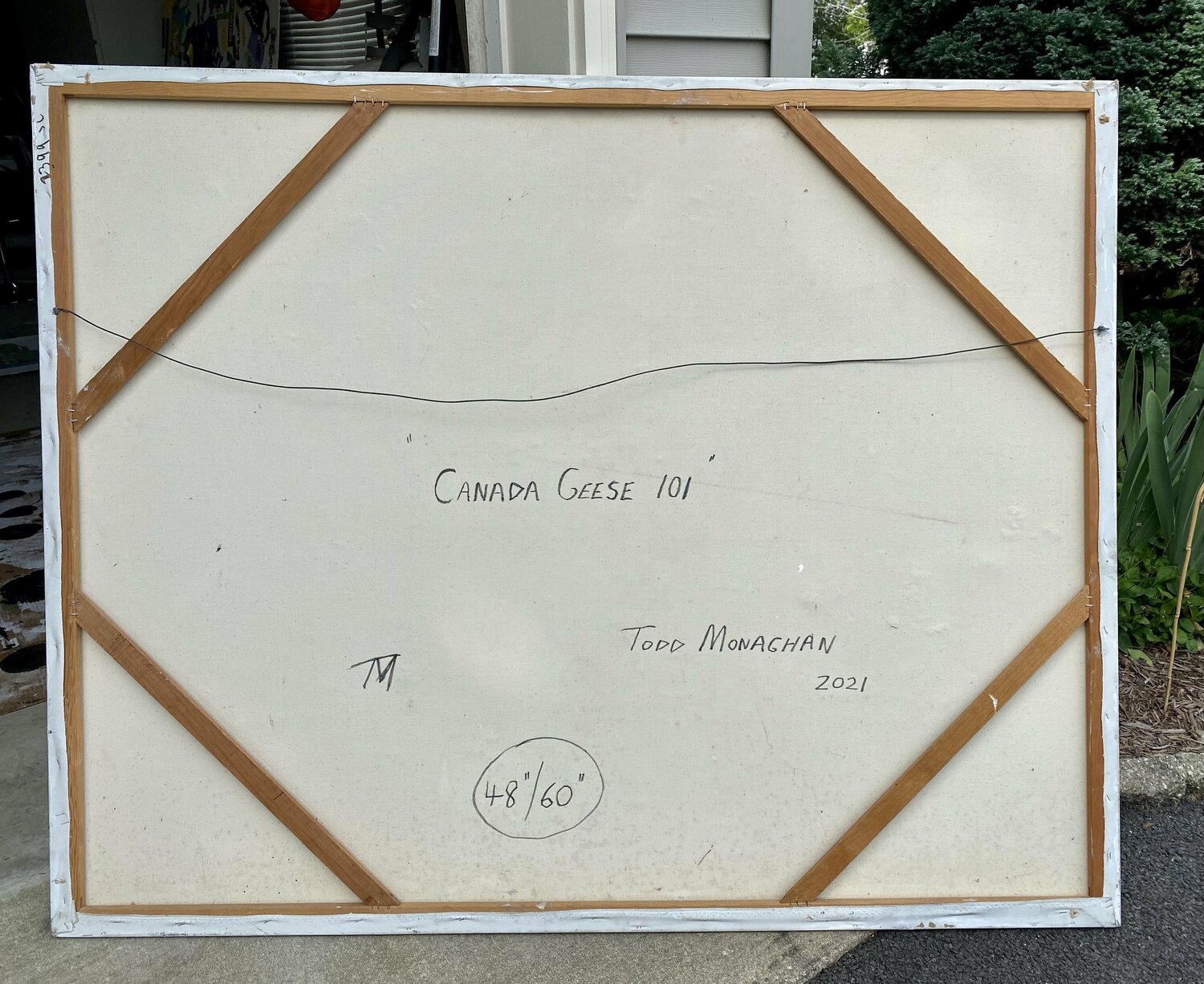 Canada Geese 101 by Todd Monaghan (2021) : Painting Acrylic, Oil on ...