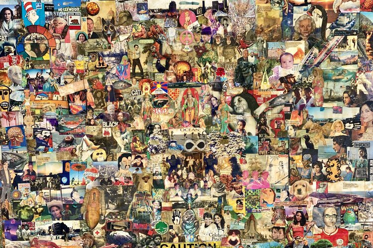 American Popular Culture Collage