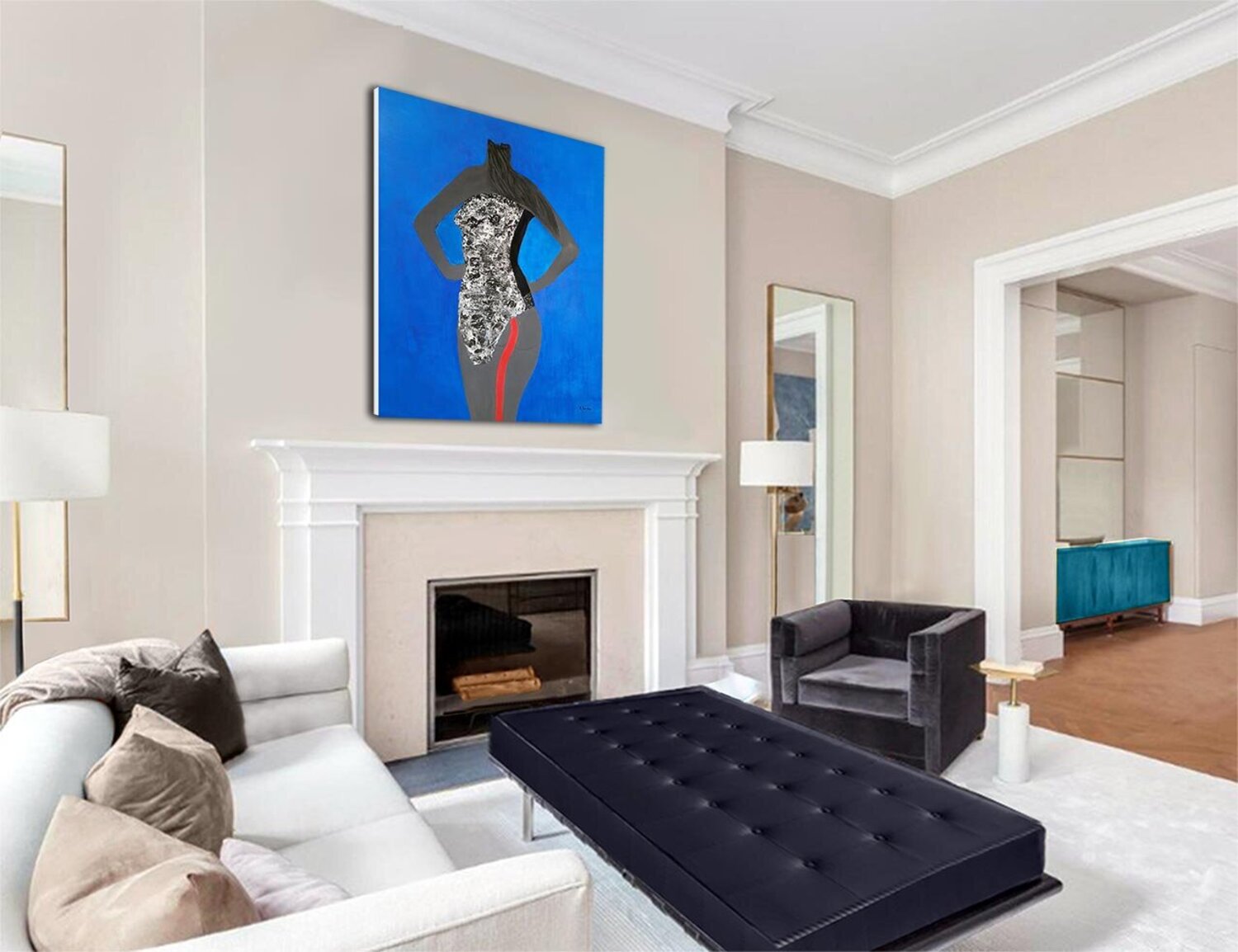 Body Back by Patrick Joosten (2020) : Painting Acrylic on Canvas - Singulart