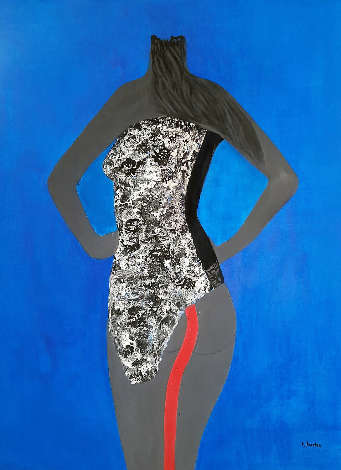 Body Back by Patrick Joosten (2020) : Painting Acrylic on Canvas - Singulart