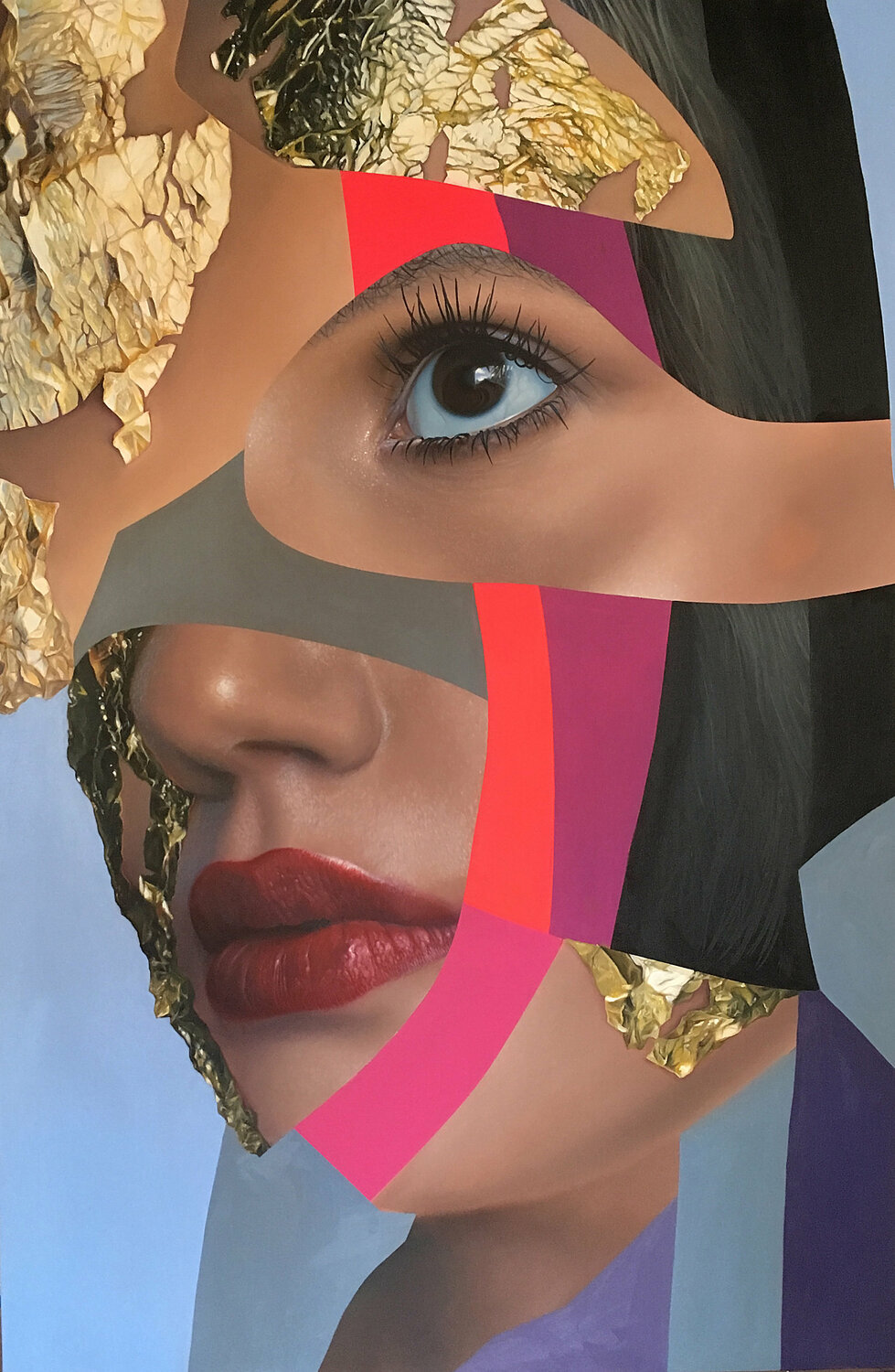 MASK by Luke Mack (2017) : Painting Oil on Canvas - SINGULART