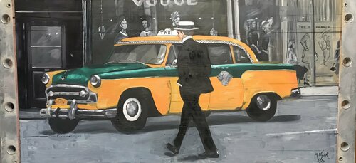 SHE WAS 18 by Michael Viger (2022) : Painting Oil on Wood - SINGULART