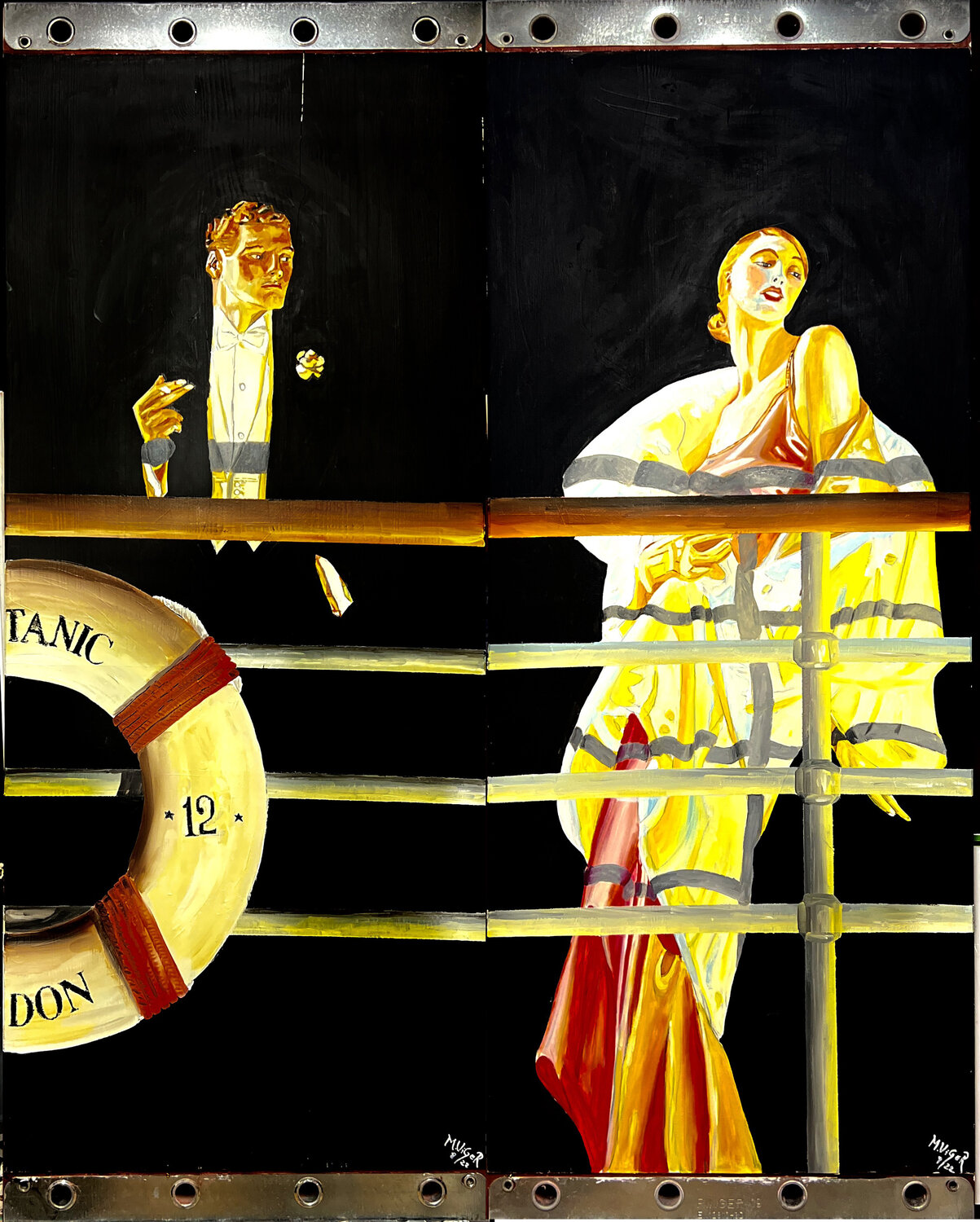 DIPTYQUE - THEY WERE YOUNG by Michael Viger (2022) : Painting Oil on ...