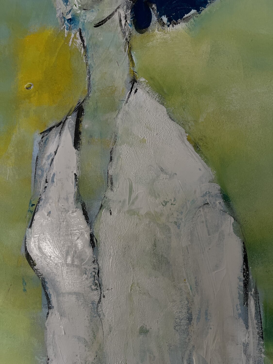 Une dame by Marie Rouach (2022) : Painting Acrylic on Canvas - SINGULART