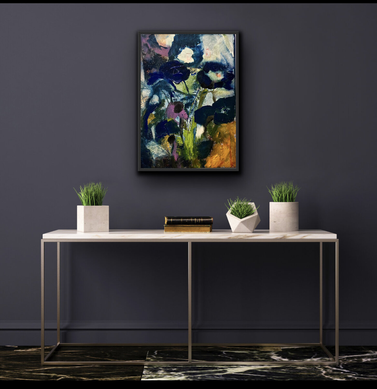 Fleurs imaginaires by Marie Rouach (2023) : Painting Acrylic on Canvas ...