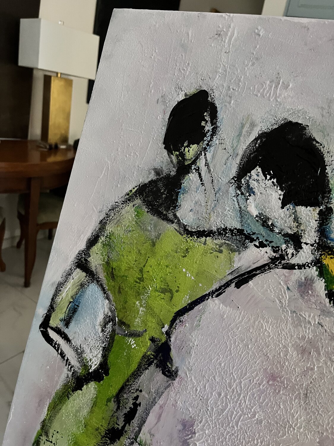 Femmes by Marie Rouach (2023) : Painting Acrylic on Canvas - Singulart