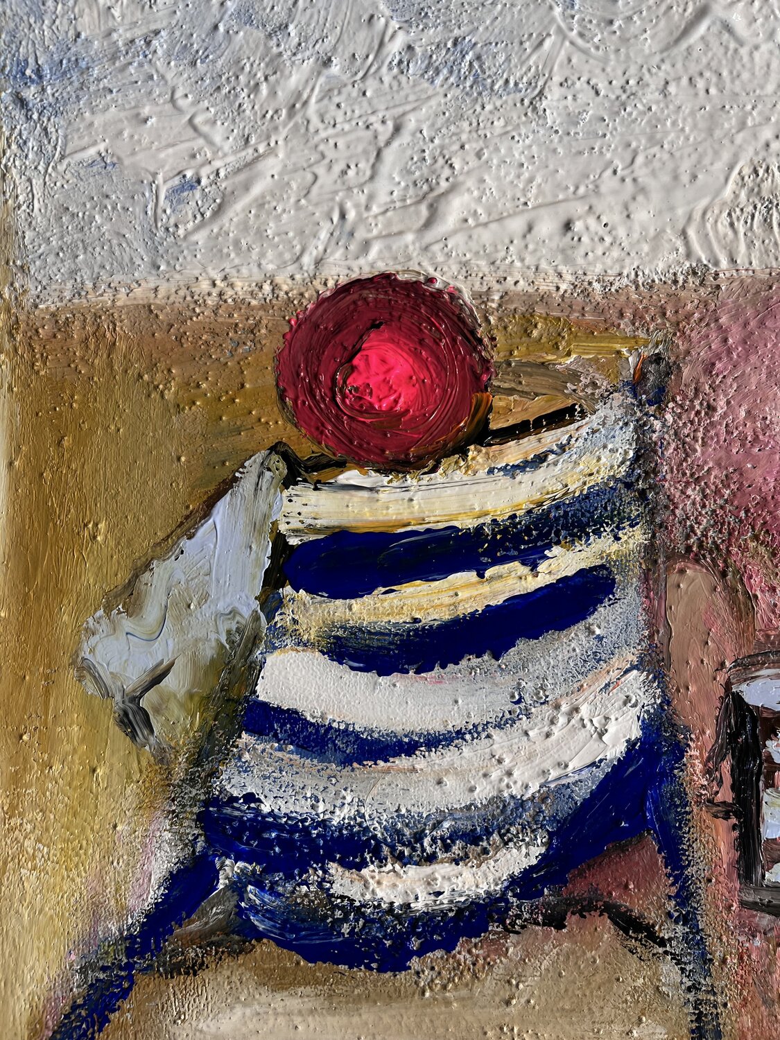 Scene de plage 2 de Marie Rouach (2025): Pintura Acrílico, Arena en ...