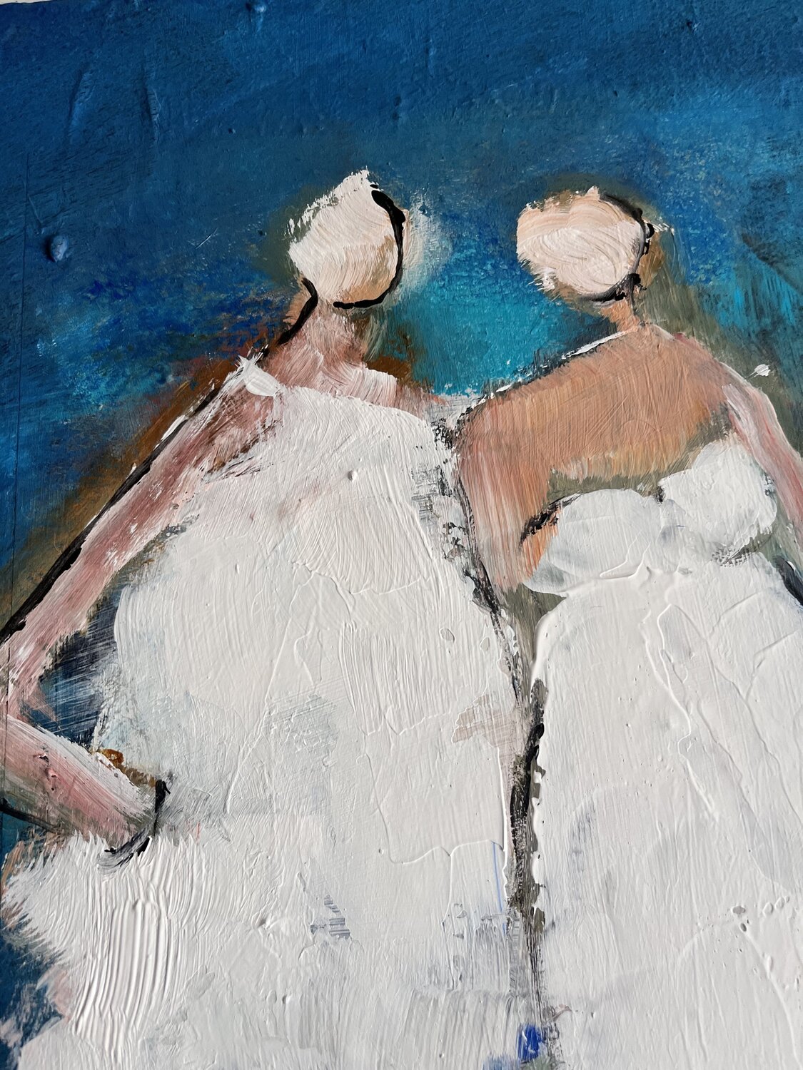 Personnages by Marie Rouach (2026) : Painting Acrylic on Canvas - Singulart