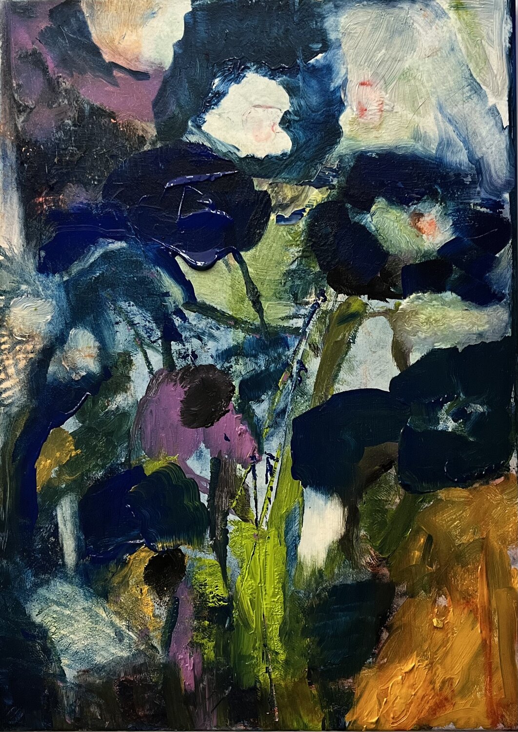 Fleurs imaginaires by Marie Rouach (2023) : Painting Acrylic on Canvas ...