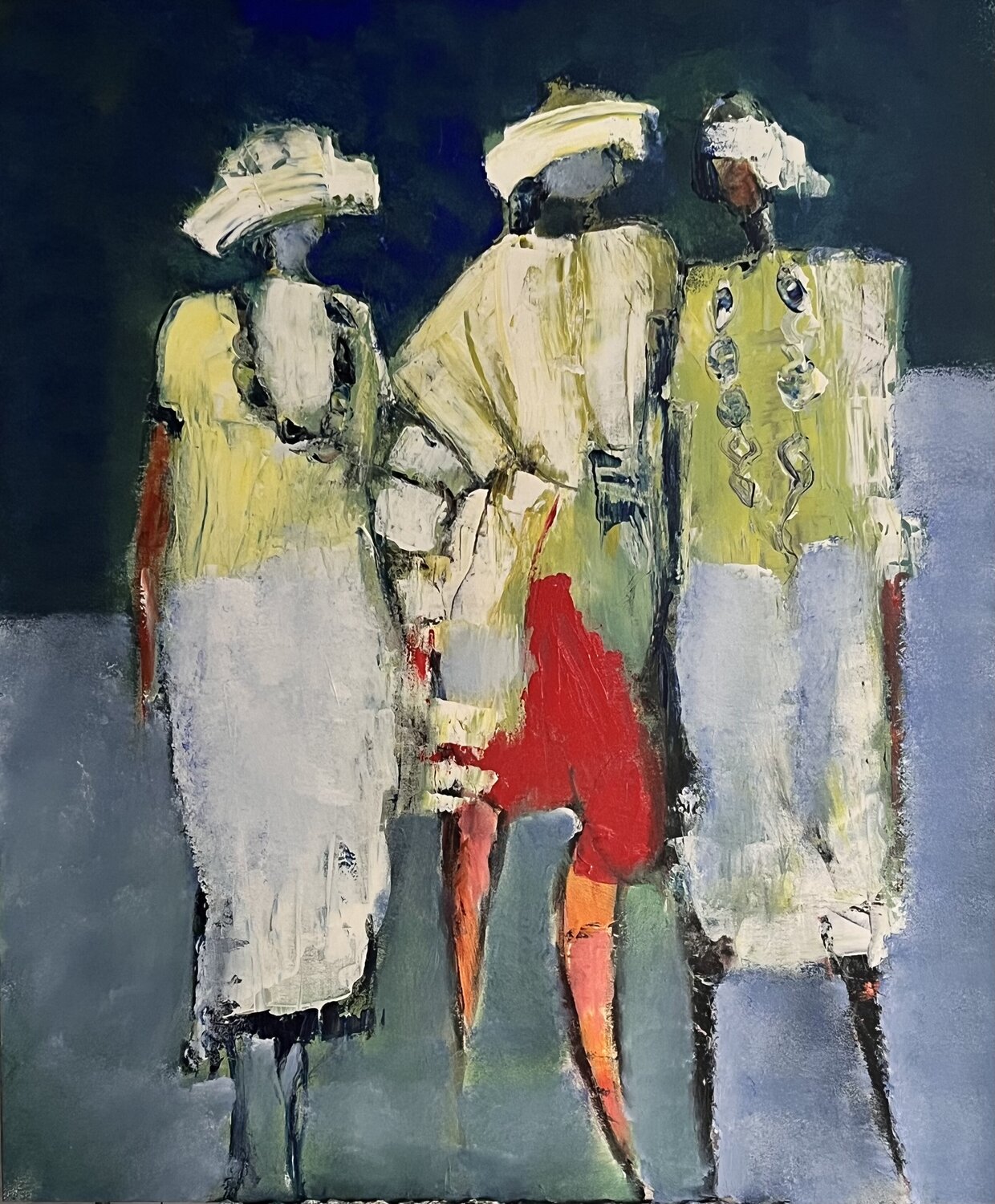 Femmes de Marie Rouach (2023): Pintura Acrílico en Lienzo - Singulart