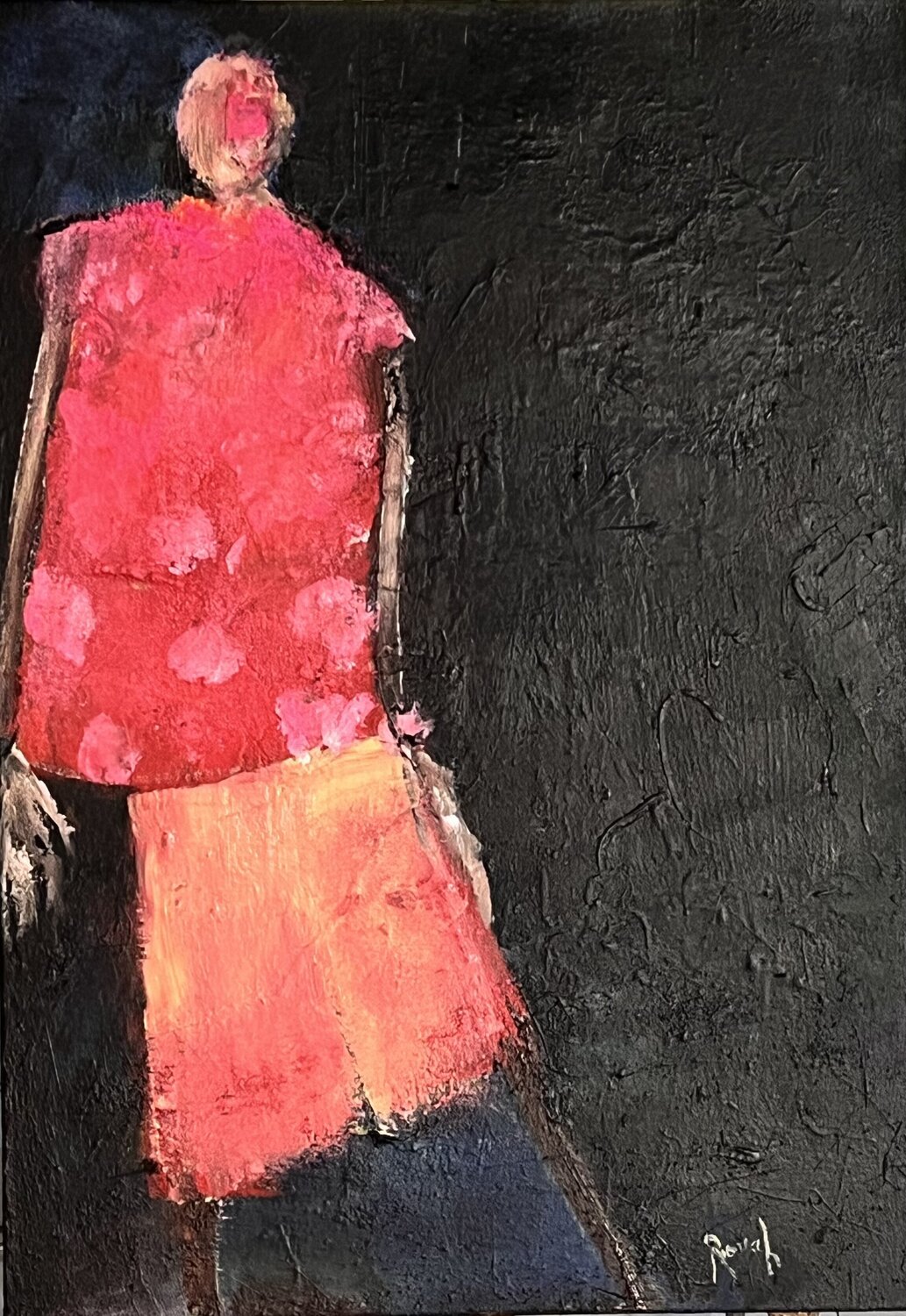 African girl by Marie Rouach (2024) : Painting Acrylic on Canvas ...