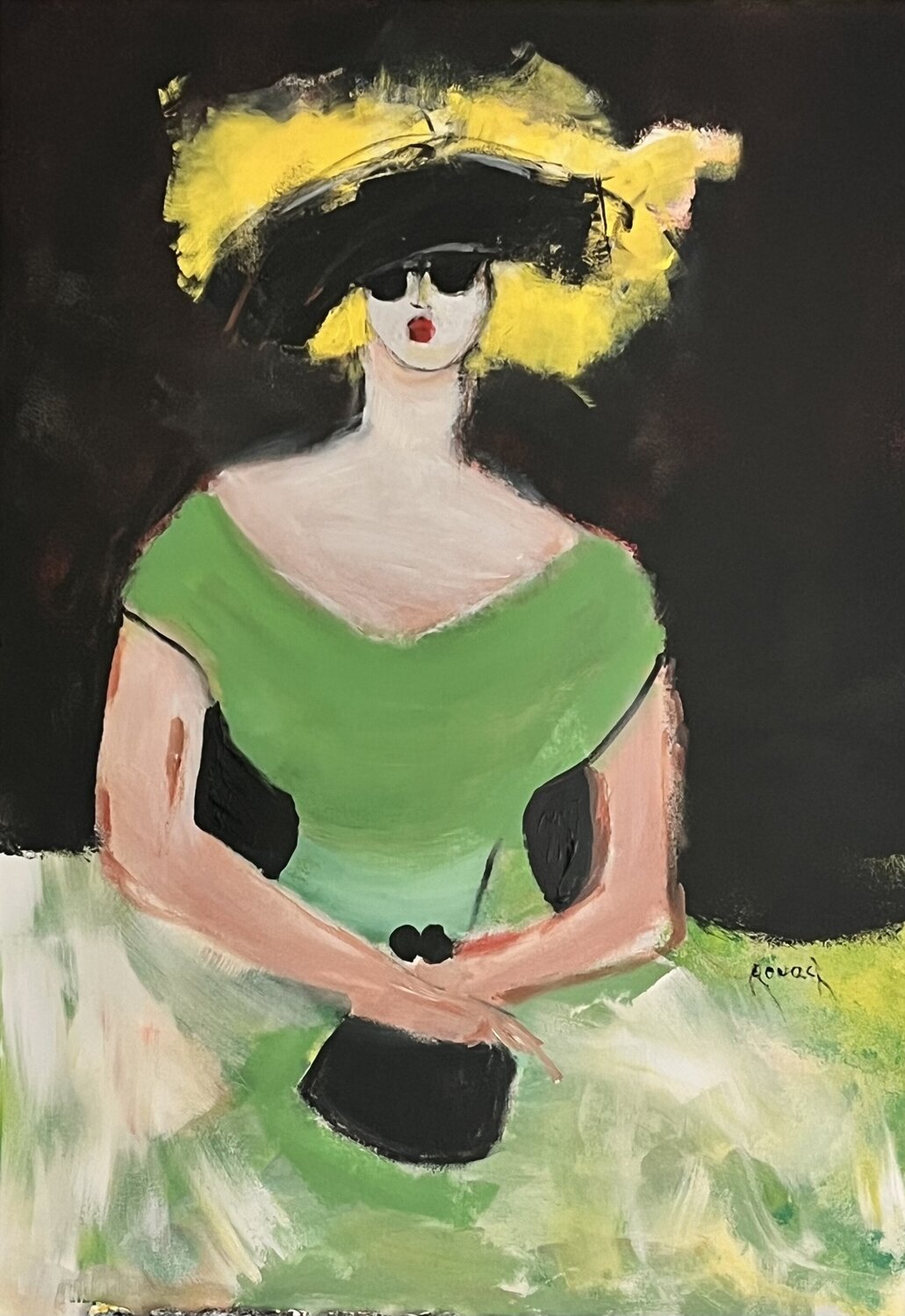 Miss fifties de Marie Rouach (2025): Pintura Acrílico en Lienzo - Singulart