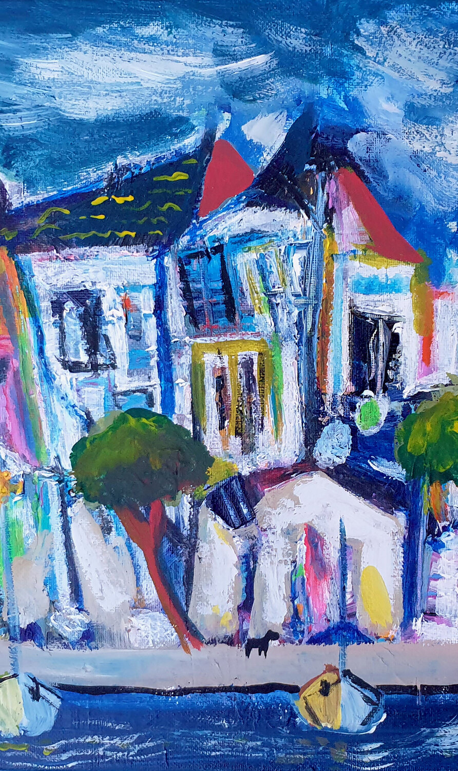 Avec le Mistral by Philippe Abril (2022) : Painting Acrylic on Canvas ...