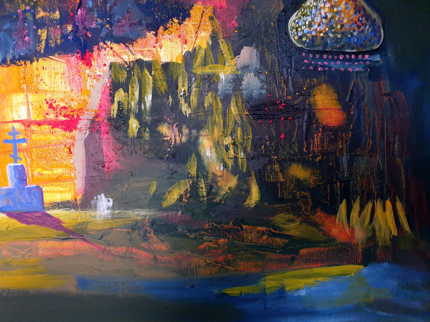 La glace et le feu by Philippe Abril (2022) : Painting Acrylic on Canvas - SINGULART