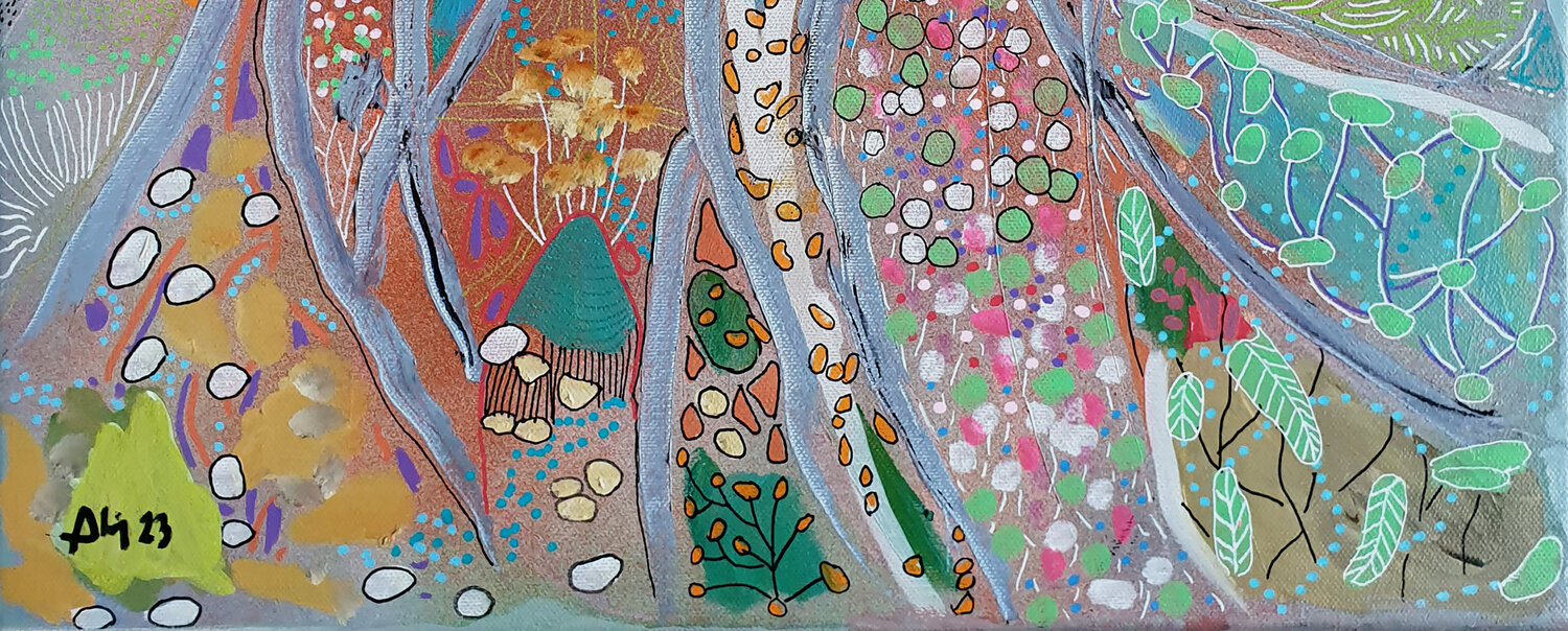 Breizh Loz'art von Philippe Abril (2023): Malerei Acryl, Filz auf Leinwand - Singulart