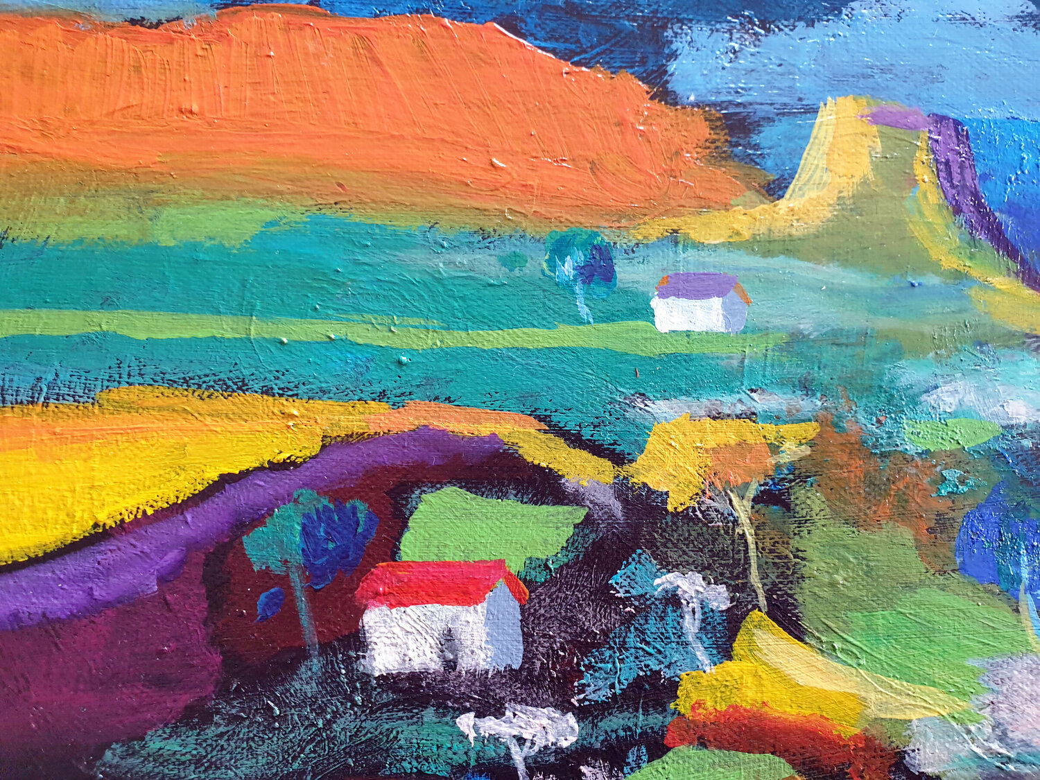 Rêver le paysage by Philippe Abril (2020) : Painting Acrylic on Canvas - Singulart