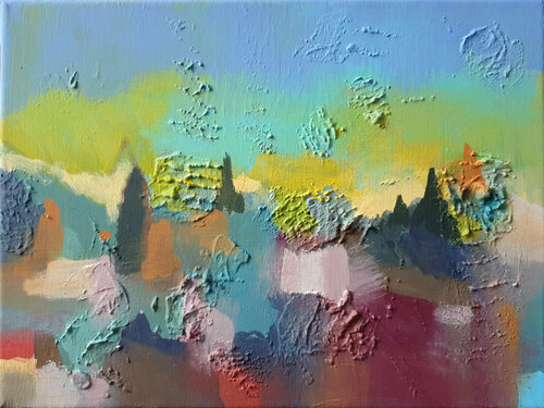 Paysage pour demain by Philippe Abril (2021) : Painting Acrylic on Canvas - SINGULART