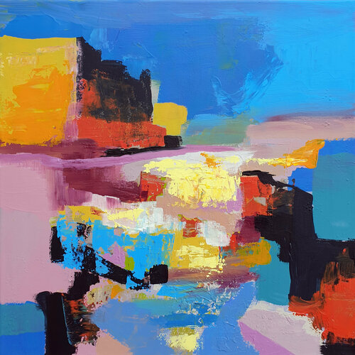 Paysage pour demain by Philippe Abril (2021) : Painting Acrylic on Canvas - SINGULART