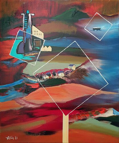 Paysage pour demain by Philippe Abril (2021) : Painting Acrylic on Canvas - SINGULART