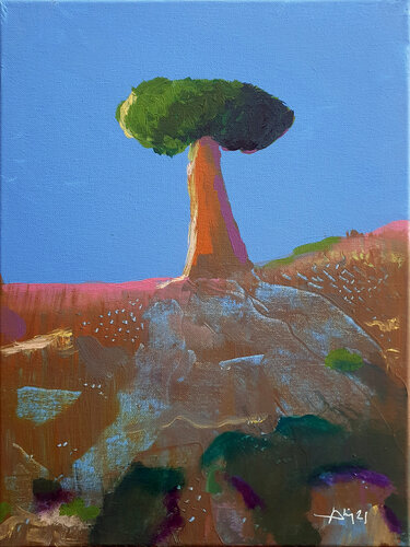 Hortus conclusus II by Philippe Abril (2017) : Painting Acrylic on Canvas - Singulart