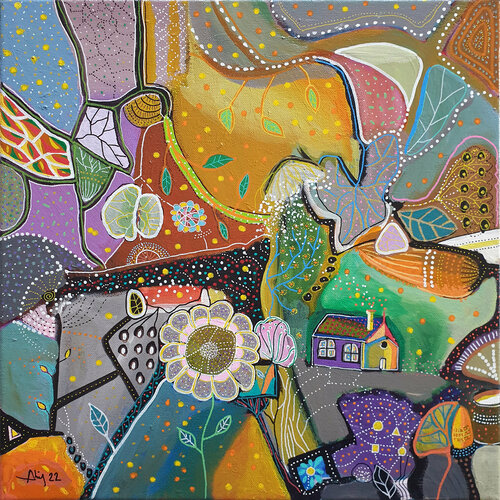 Paysage pour demain by Philippe Abril (2021) : Painting Acrylic on Canvas - Singulart