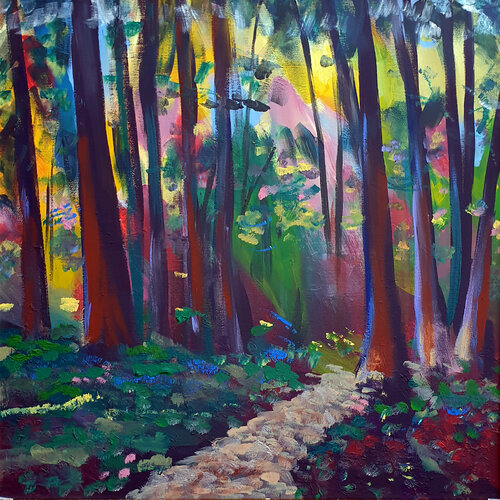 Hortus conclusus II by Philippe Abril (2017) : Painting Acrylic on Canvas - Singulart